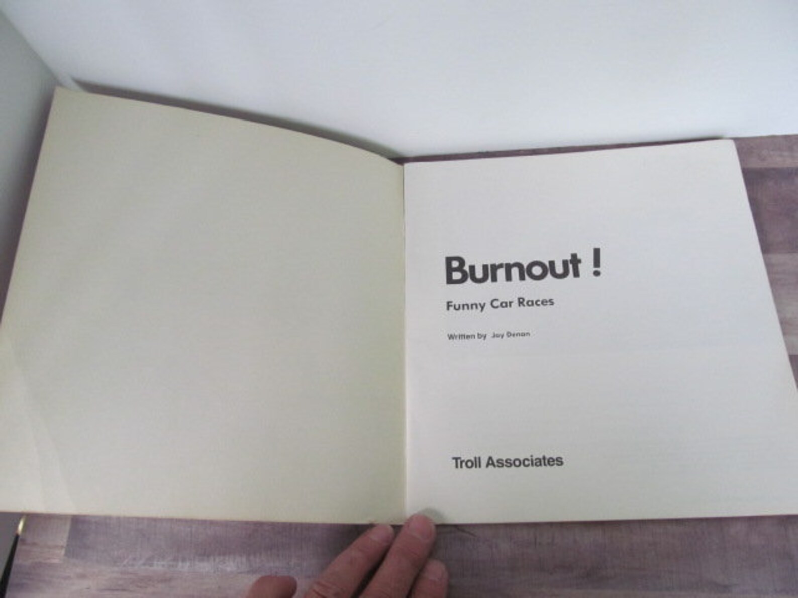 Burnout Funny Car Races Book Drag Racing Funny Cars 1970s - Etsy