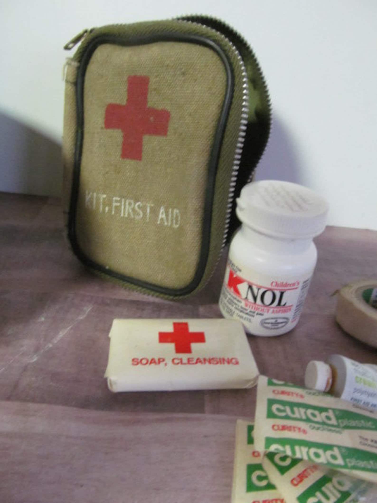 Army First Aid Kit With Belt Loop Carry All First Aid Kit - Etsy