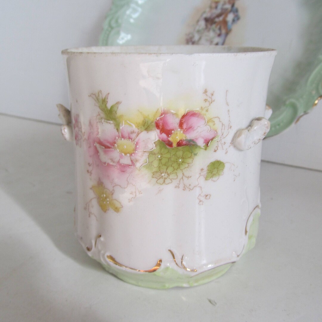 Porcelain Jam Jar Condensed Milk Container Antique Victorian Porcelain ...