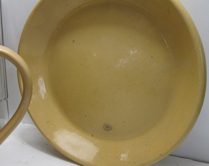 Rare Antique Yellowware Pie Plate Stoneware Pie Plate Yellowware ...