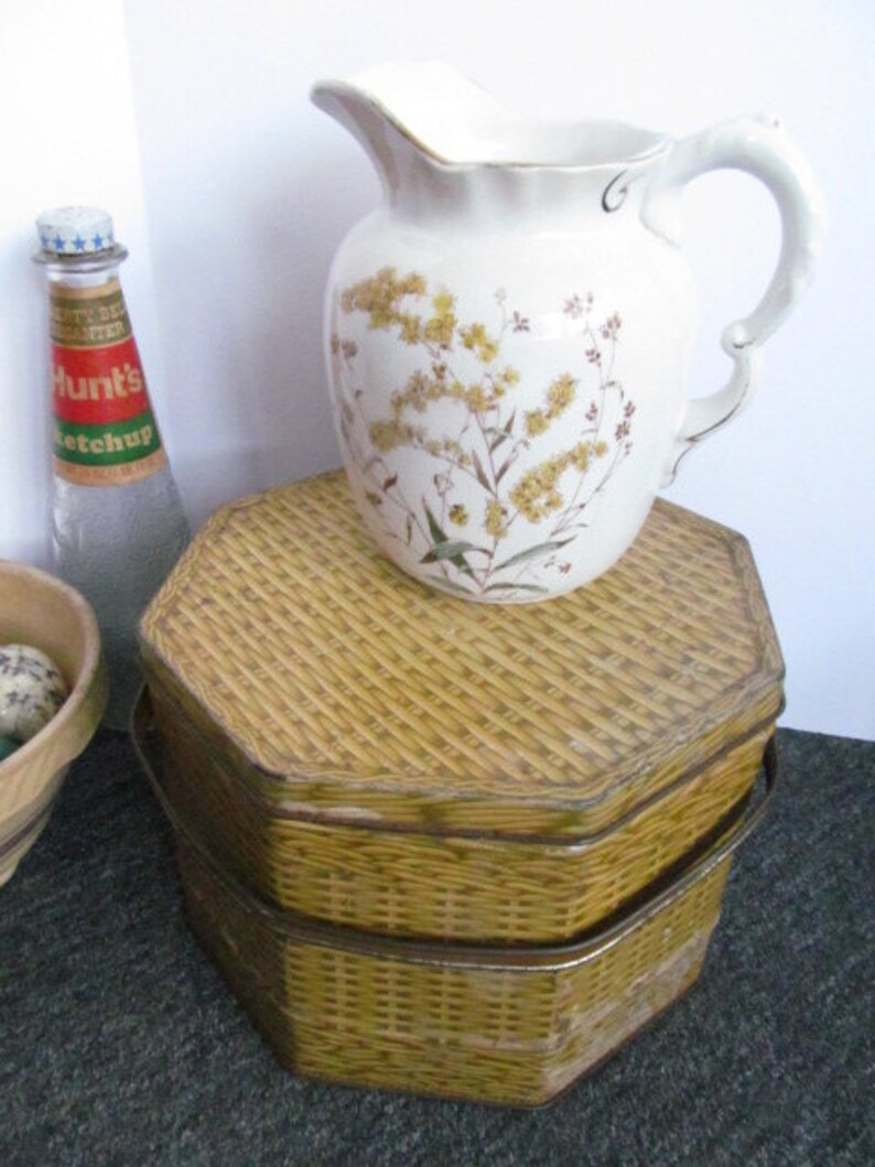 Golden Rod Rare Antique Victorian Pitcher Water Pitcher Rare - Etsy