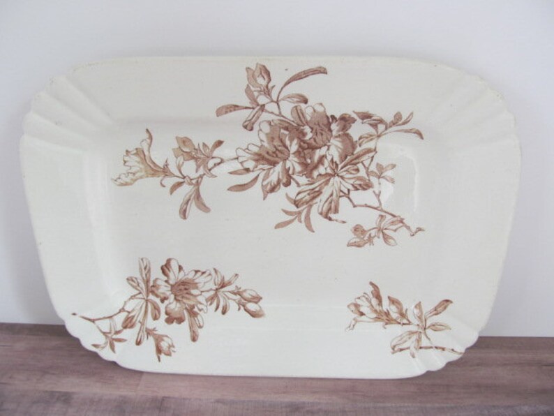 Extra Large Meat Platter Turkey Platter LARGE Platter Brown ...