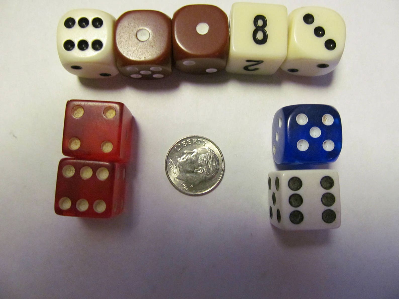 Vintage Dice Game Pieces Vintage Game Pieces Blue Dice Lucite Dice Roll ...