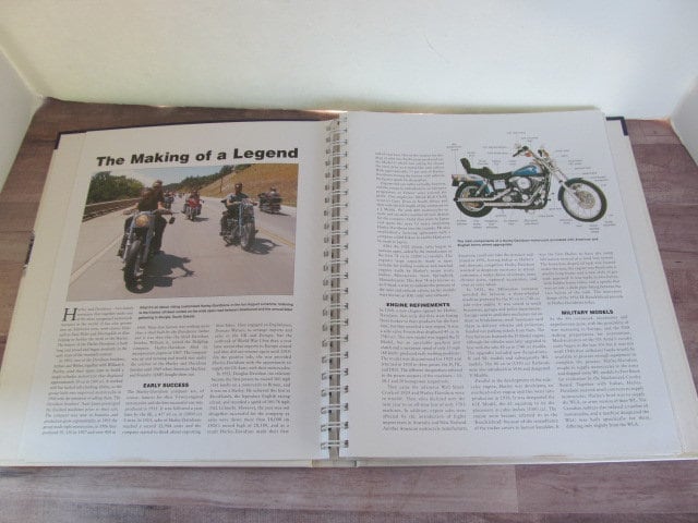 Harley Davidson Book the American Motorcycle Book the Gatefold ...