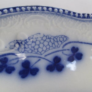 Grindley Lorne Flow Blue Platter Serving Platter Shamrock Platters Blue ...