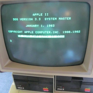 Apple Iie Computer Apple ][ Computer Monitor II Disk Owners Manual ...