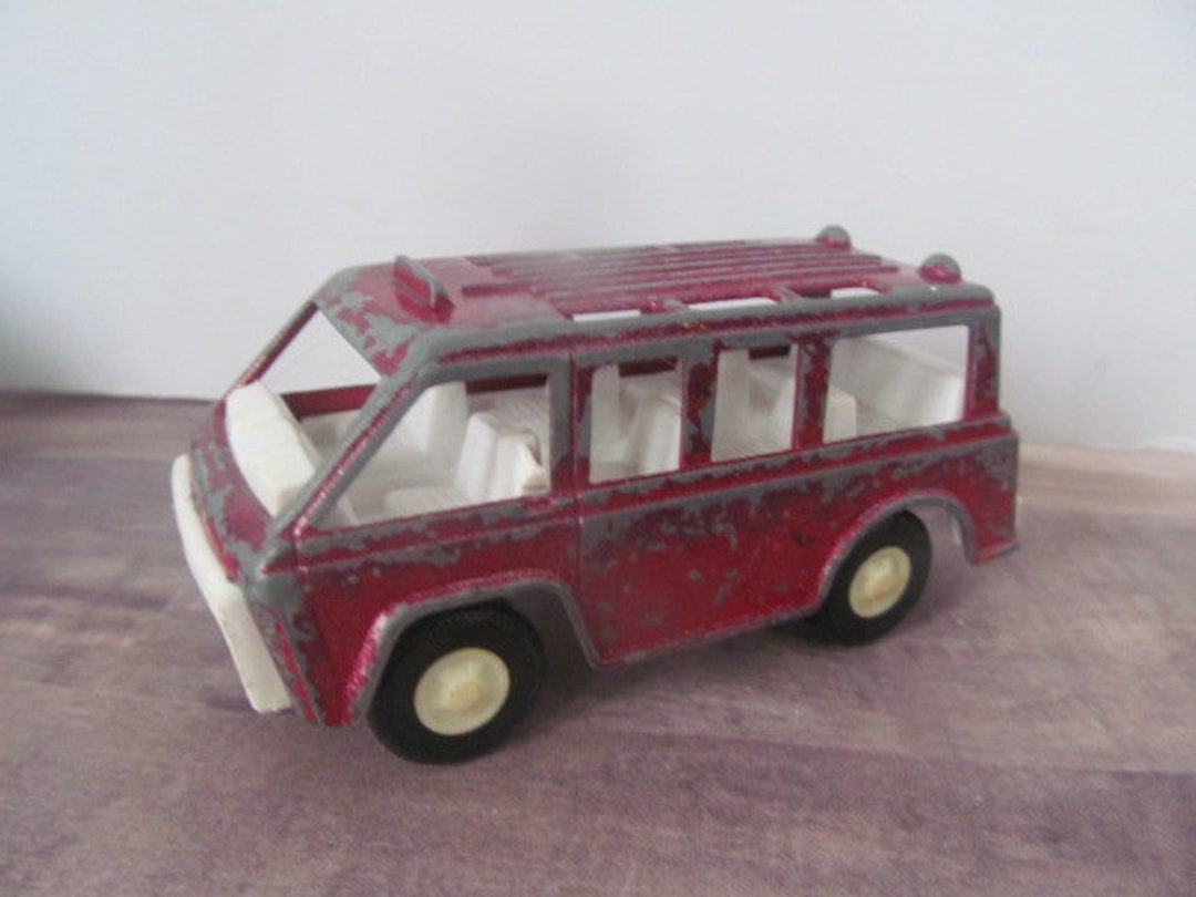 Vans Red Bus Tootsie Toy Bus USA Vintage Metal Tootsietoy - Etsy
