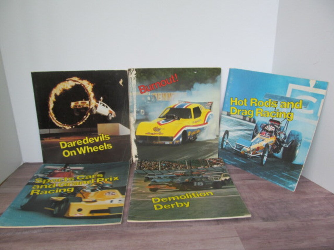 Burnout Funny Car Races Book Drag Racing Funny Cars 1970s - Etsy