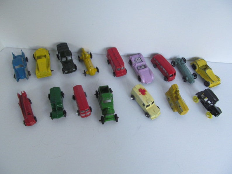 5 Miniature Japan Cars with Men Antique Miniature Japan Toy - Etsy España