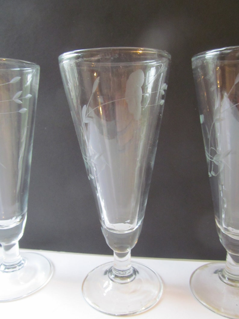 Pilsner Glass Princess House Crystal Heritage Pattern Glass - Etsy