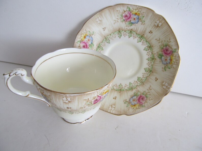 Pastel Yellow Tea Cups Paragon by Appointment Virginia China | Etsy