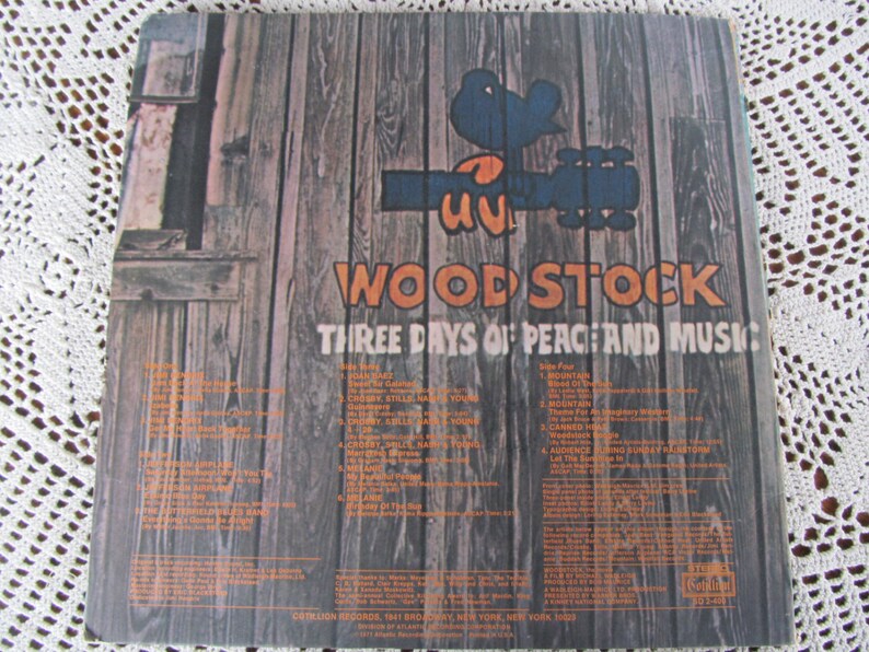 Original WOODSTOCK TWO 2 Record Double Album Festival Music Festival ...
