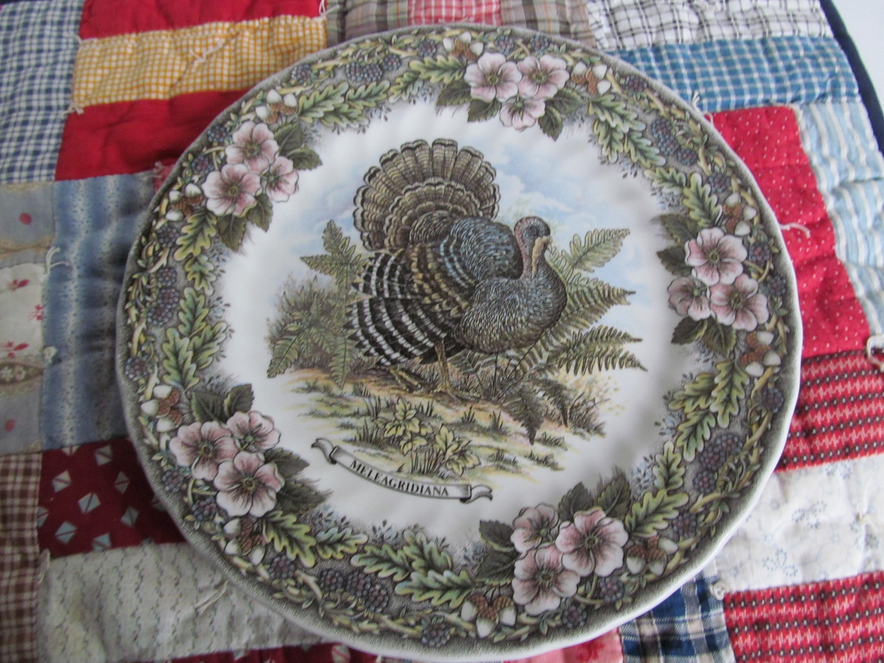 Turkey Plate Farmhouse Home Decor Turkey Plate Churchill Wildlife ...