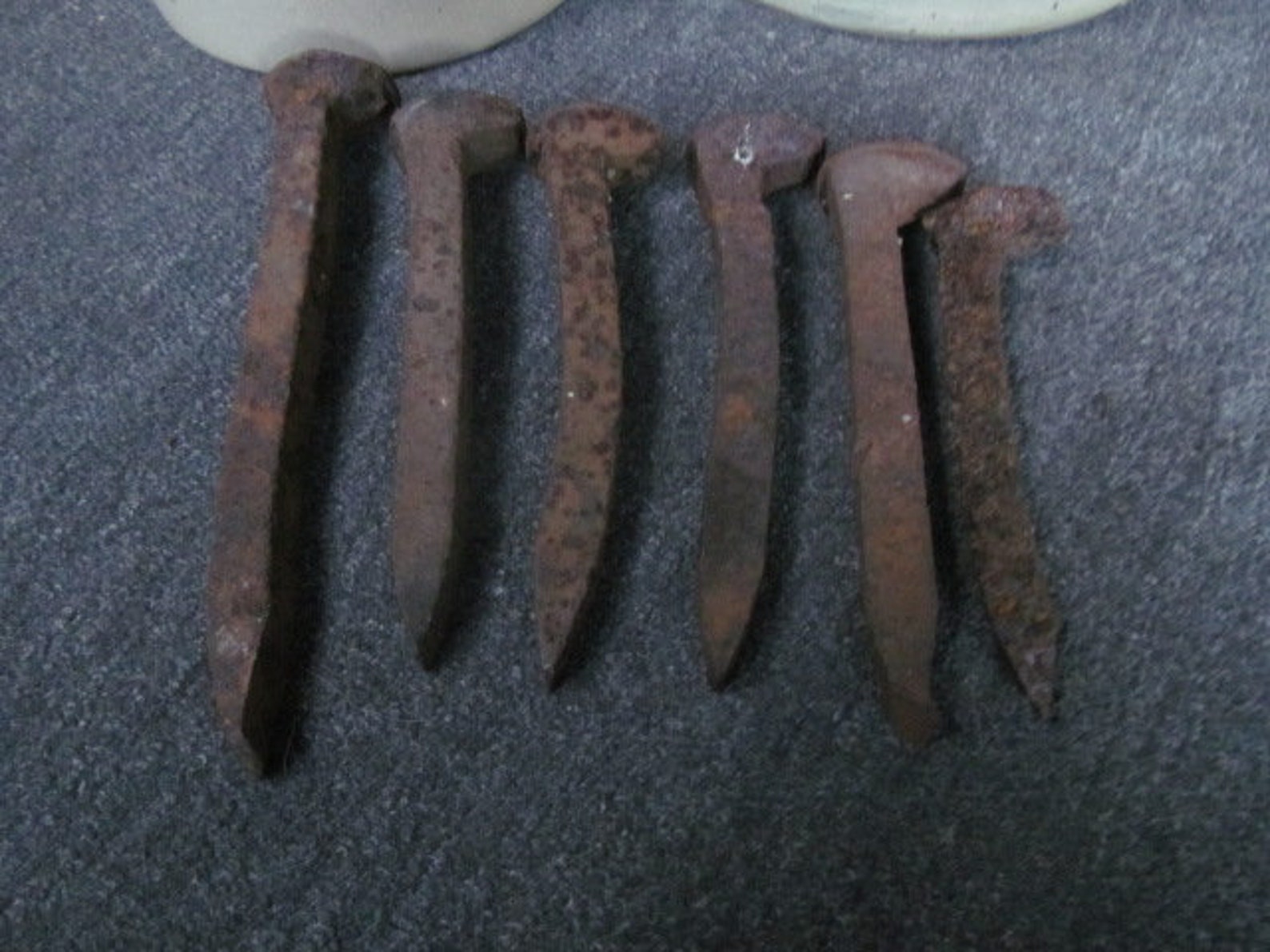 Antique Cast Iron Railroad Spikes Victorian Salvage Metal - Etsy