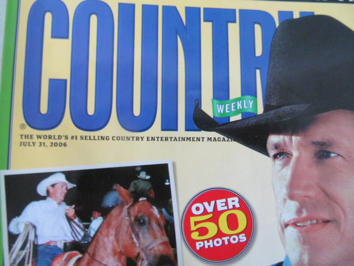 George Strait Magazine Country Music Weekly Magazine Travis Tritt ...