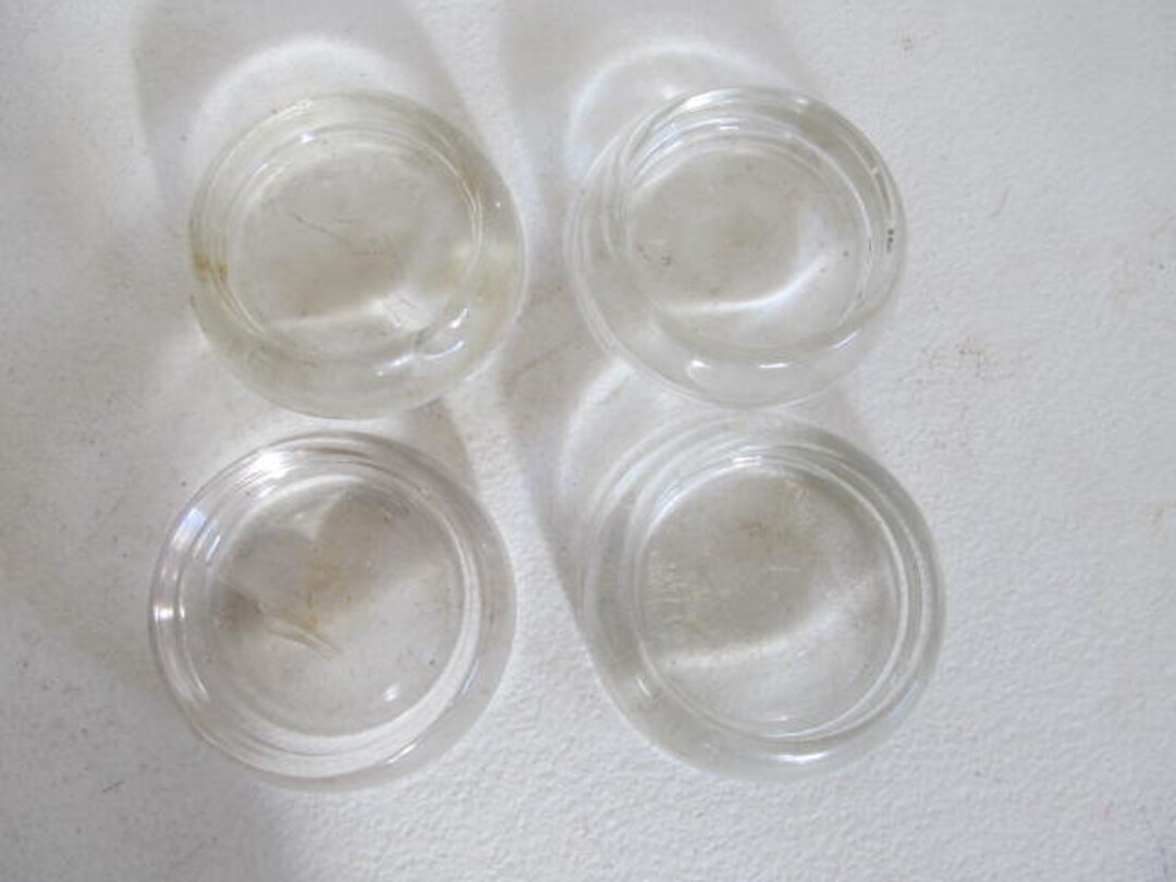 Lg 4 Glass Furniture Coasters Anchor Hocking Glass Coasters Glass ...