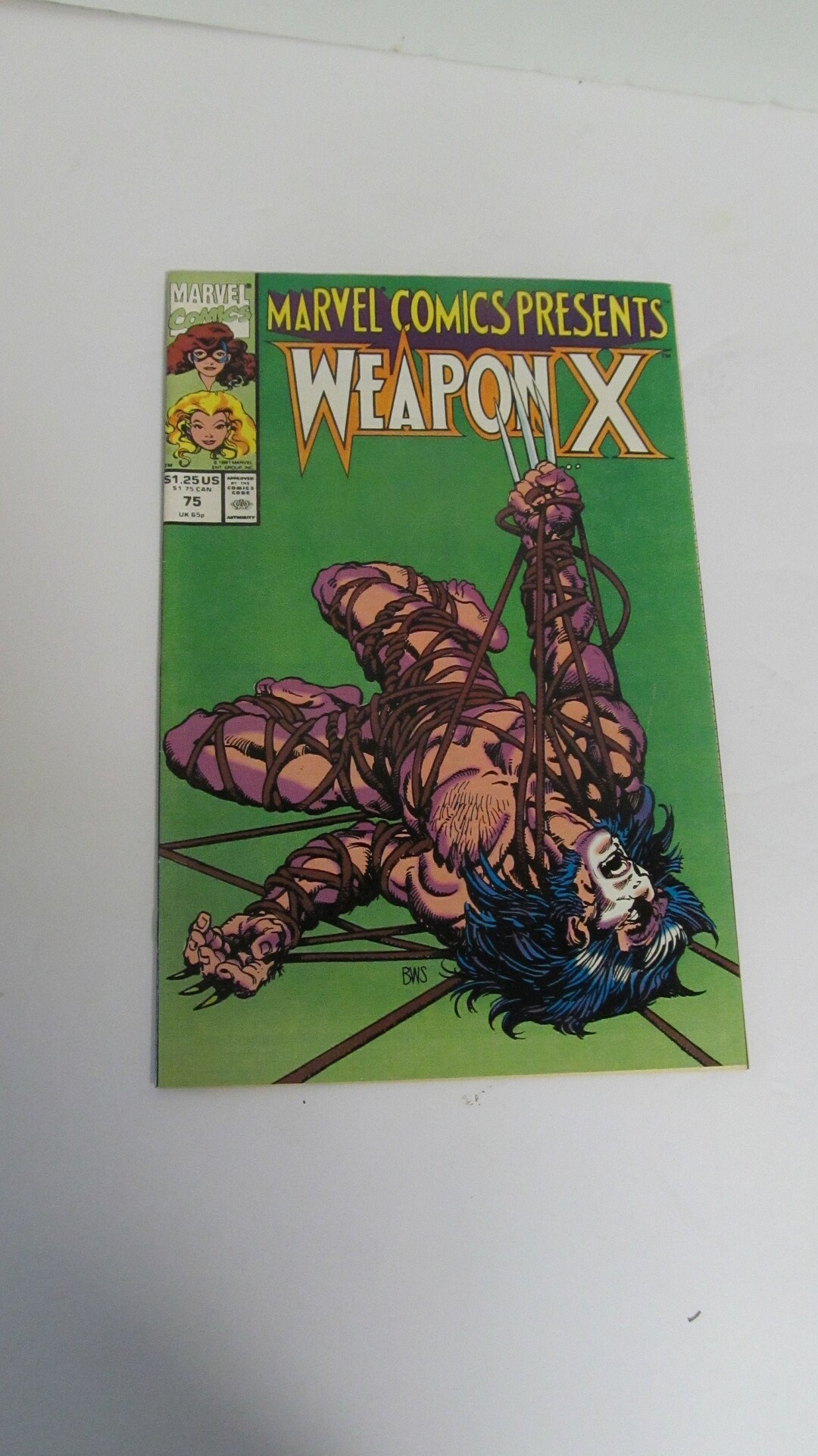 Weapon X Comics Presents Weapon X Vintage Comic Books Marvel Comics ...
