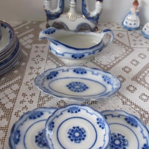 Lorne Grindley Flow Blue Replacement China Serving Platter Shamrock ...