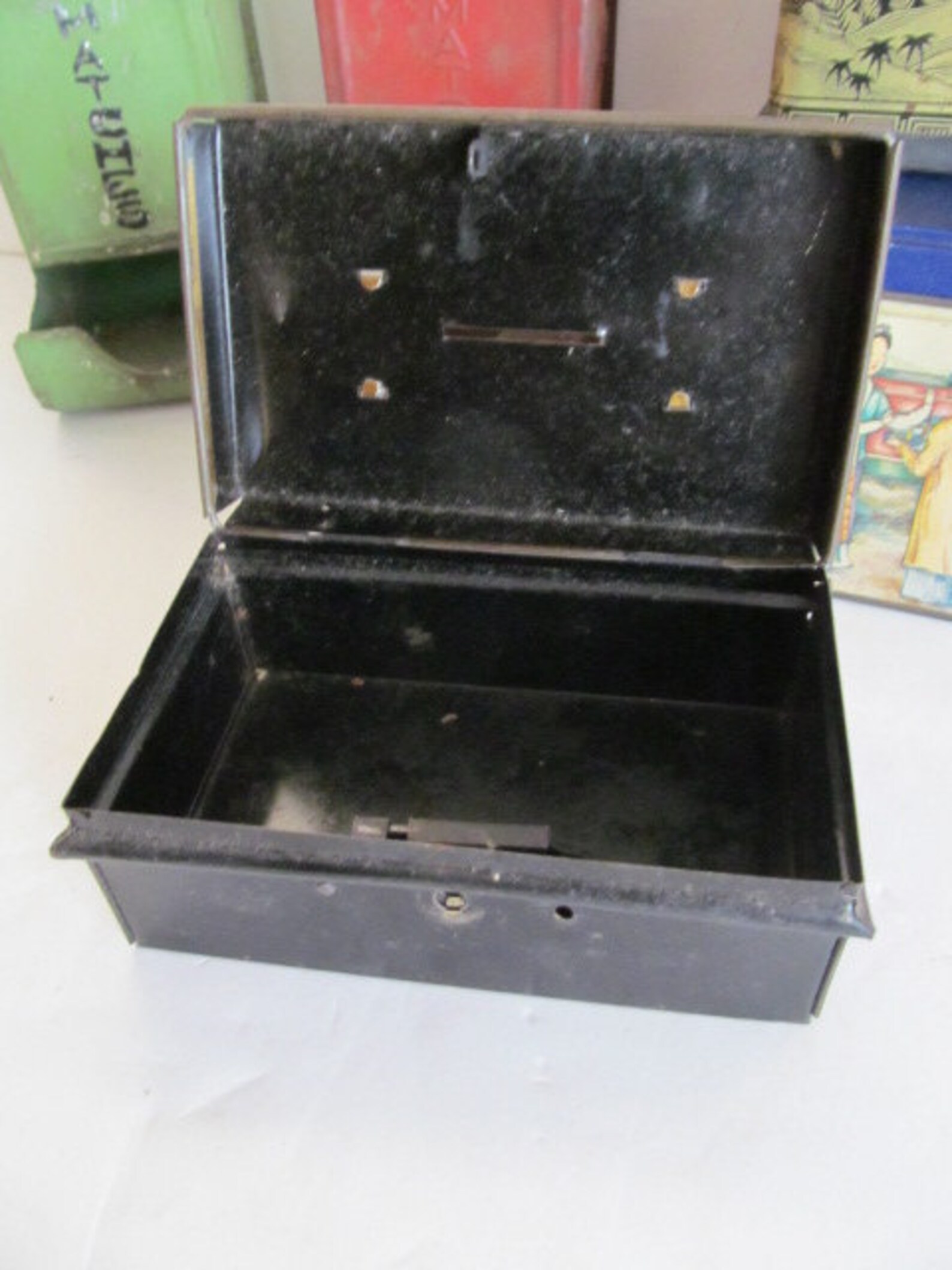 Tin Coin Bank Savings Bank Vintage Tin Bank Money Bank Coin - Etsy