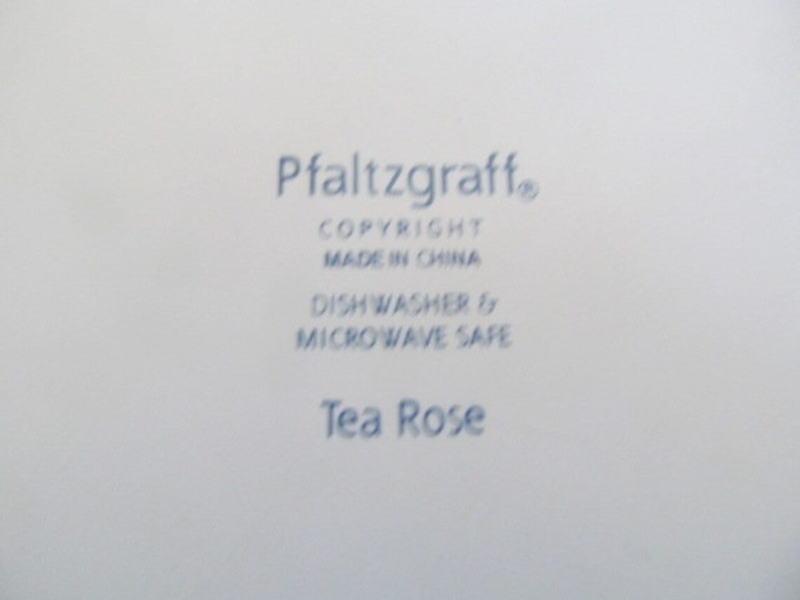 Pfaltzgraff Tea Rose Pattern Platter Large Platter From the | Etsy