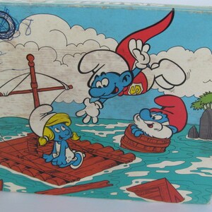 Smurf Sailing Raft Smurfs Smurfette Smurf Birthday Party Decor - Etsy