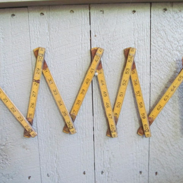 Wooden Folding Ruler - Etsy