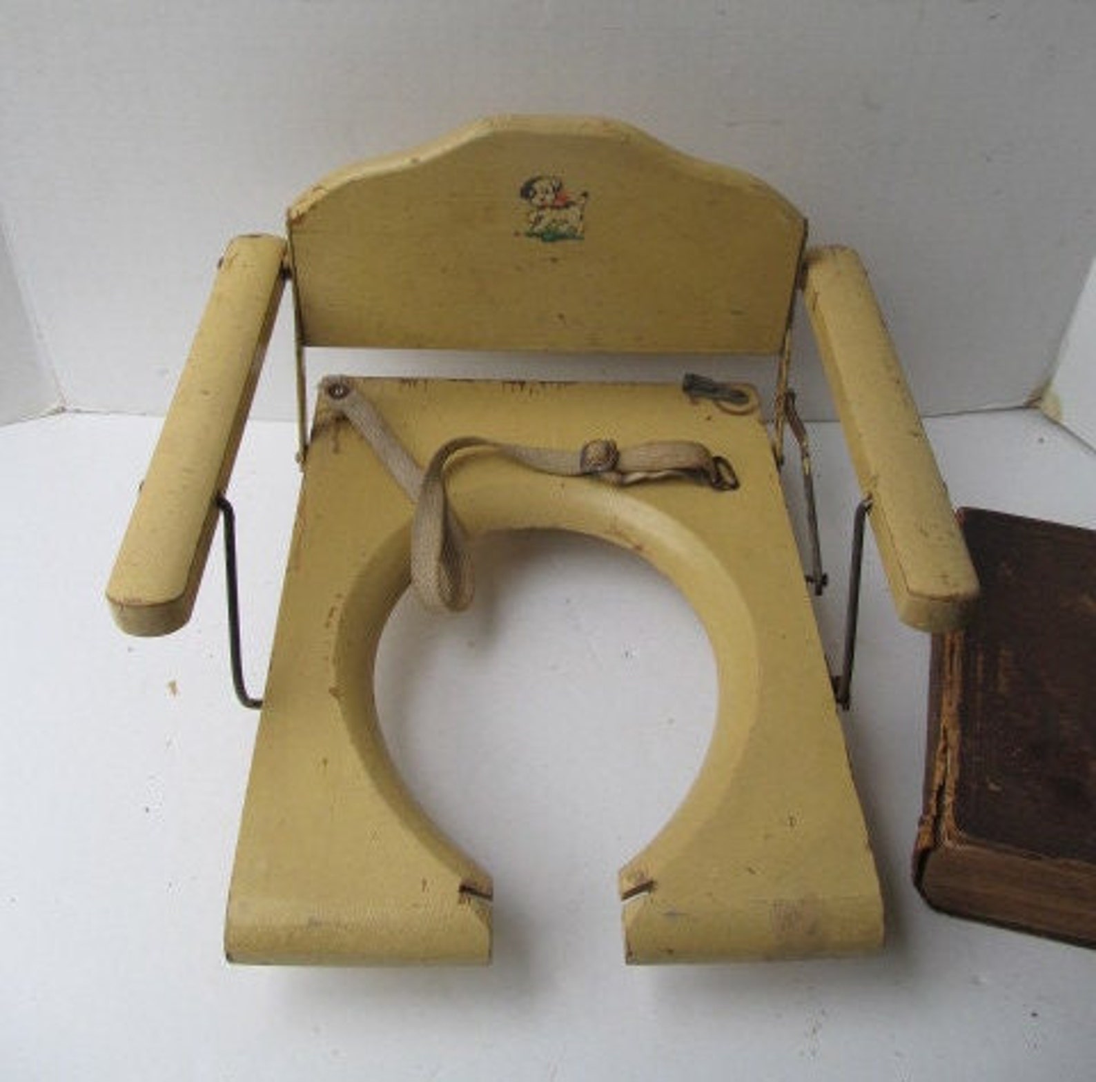 Antique Childs Potty Chair Commode Primitive Wood Bathroom | Etsy