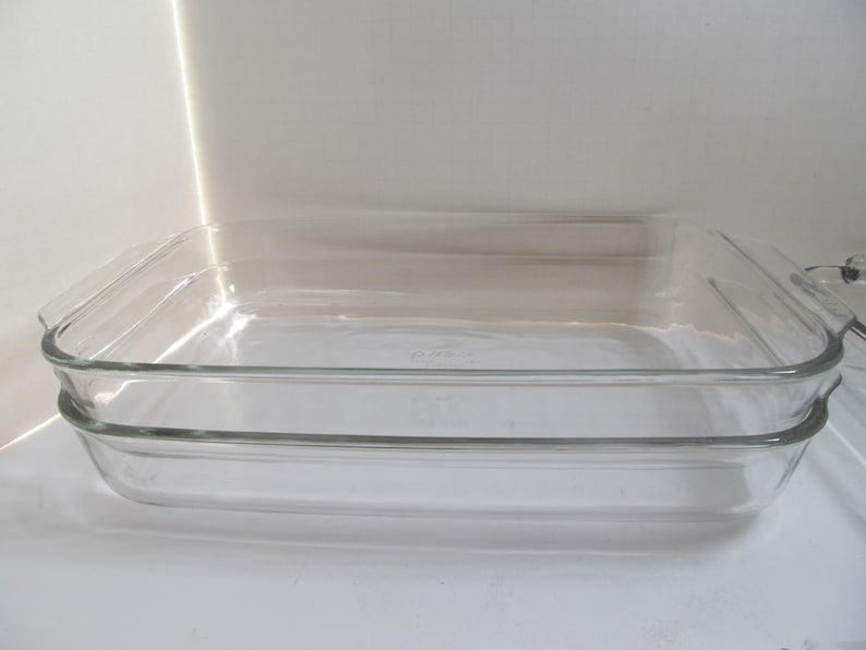 Pyrex Clear Rectangle Baking Pan 13 X 9 Pyrex Bake Ware - Etsy