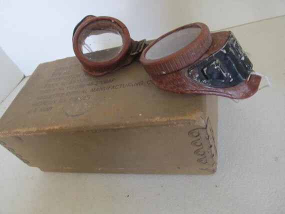 US Air Force Flying Goggles Military US Army Army Mem… - Gem