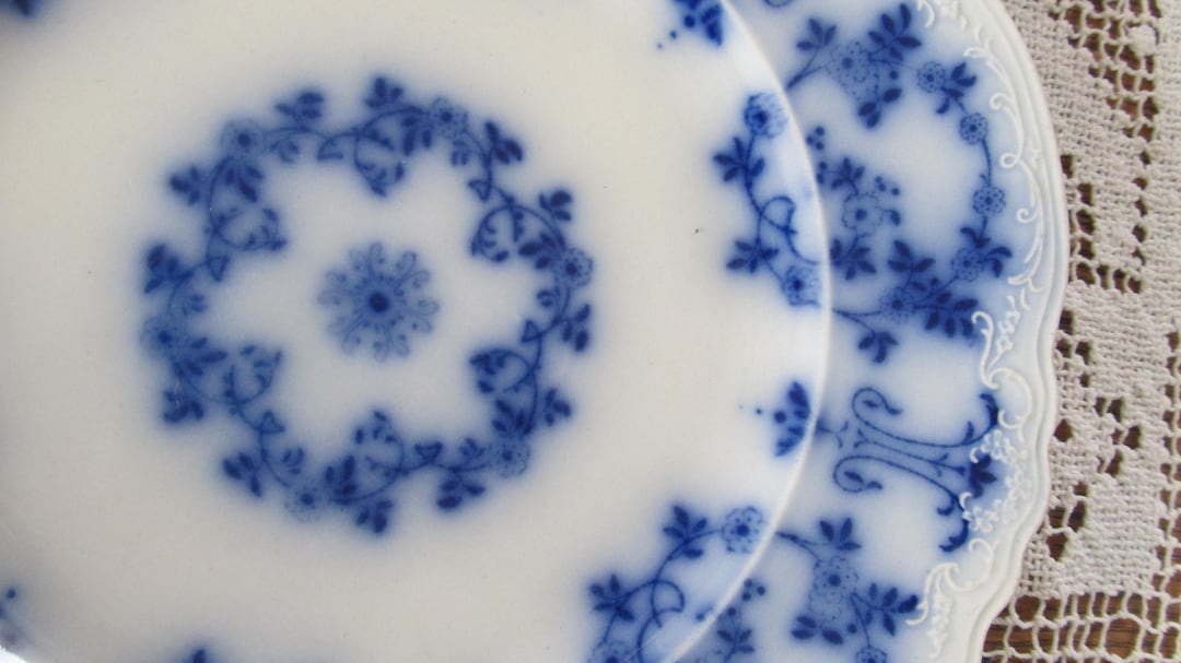 Rare Flow Blue the Holland Pattern Alfred Meakin Flow Blue - Etsy