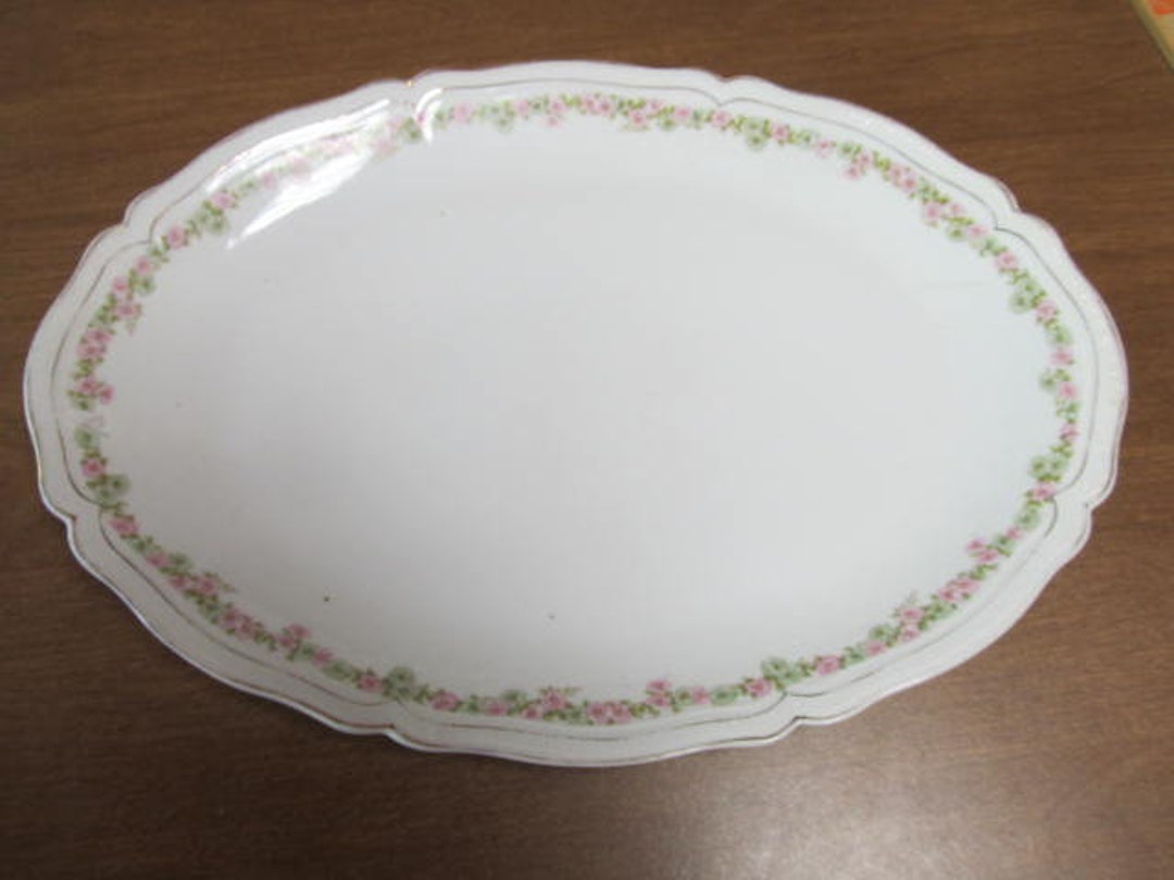 The Munich Platter Rose Platter Vienna Austria Pink Roses Garland ...