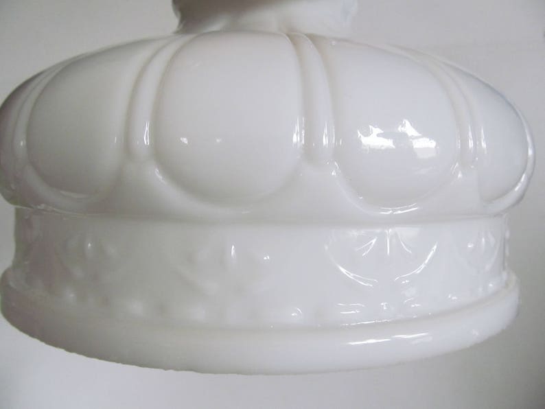 Art Deco Glass Lamp Shades Pure White Lamp Shade Ceiling Lamp - Etsy
