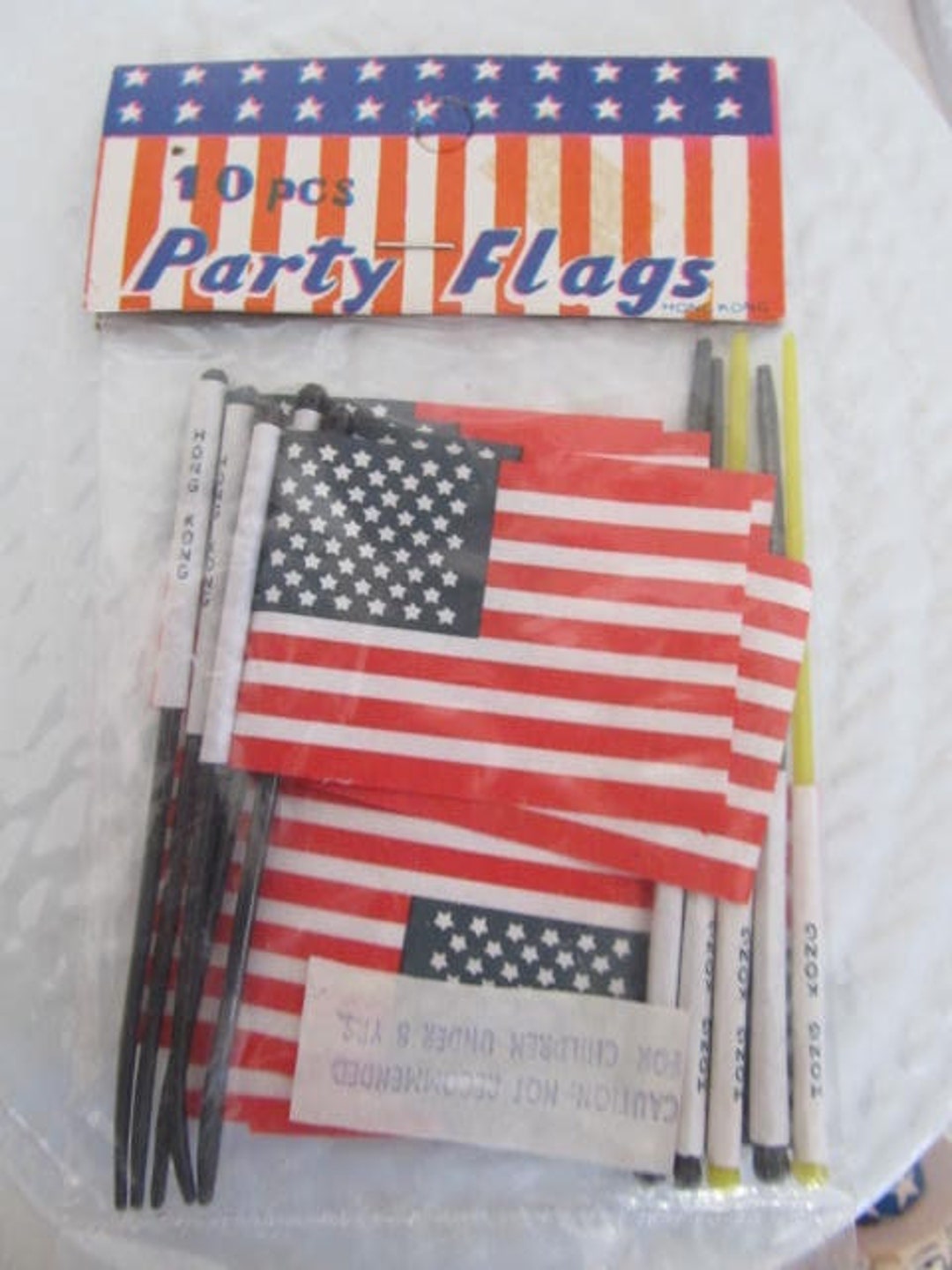 Americana USA Flags Toothpick Flag Toothpicks 4th of July Decor Cupcake ...