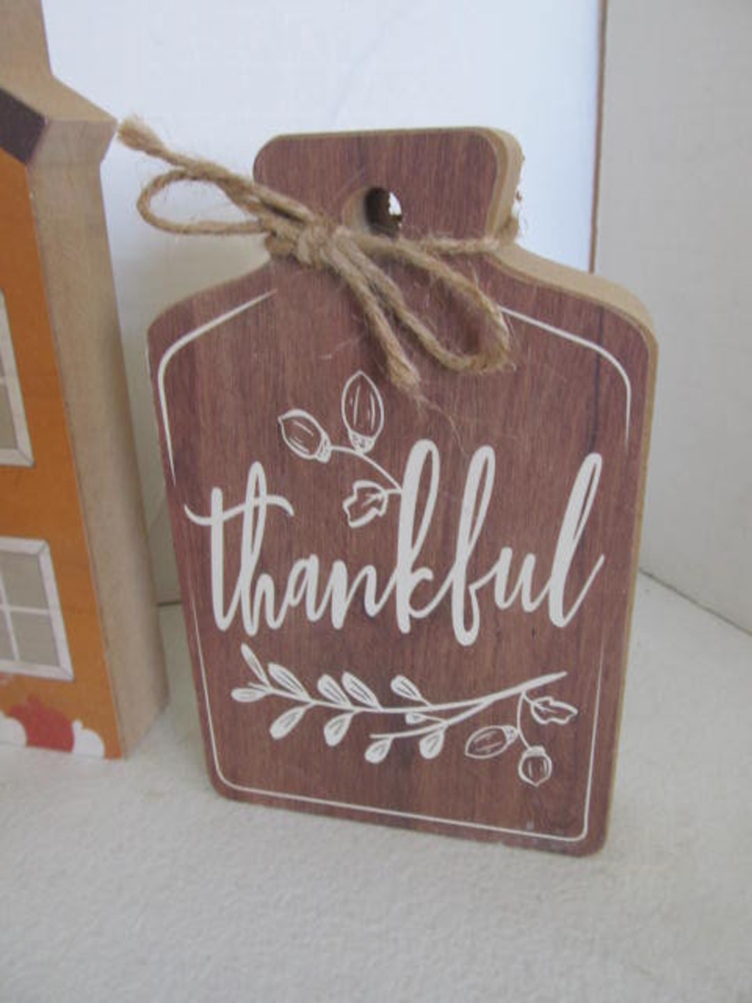 Thankful Sign Home Decor Primitive Home Decor Farmhouse Home Decor ...