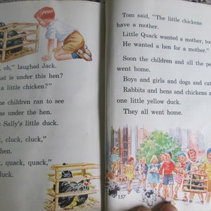 60s Childrens Learning Books, Field and Fence Early Home School Readers ...