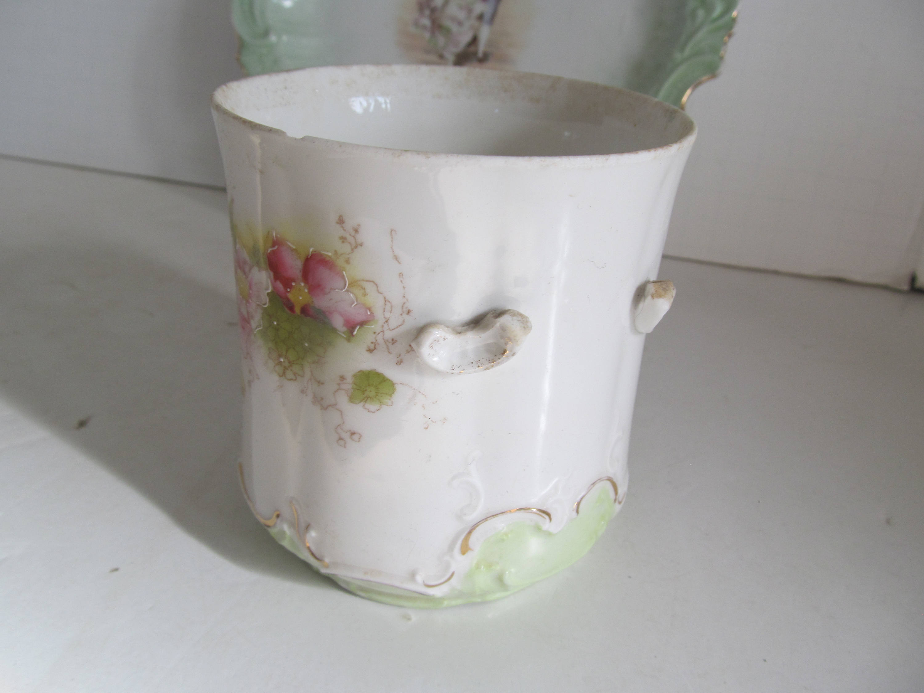 Porcelain Jam Jar Condensed Milk Container Antique Victorian Porcelain ...