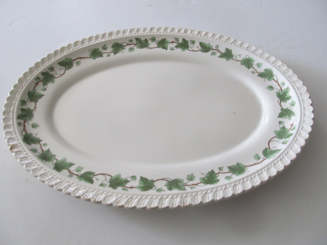 Ivy Vine Harker Pottery Gadroon Pattern Ivy Leaf Leaves Harker Pottery ...