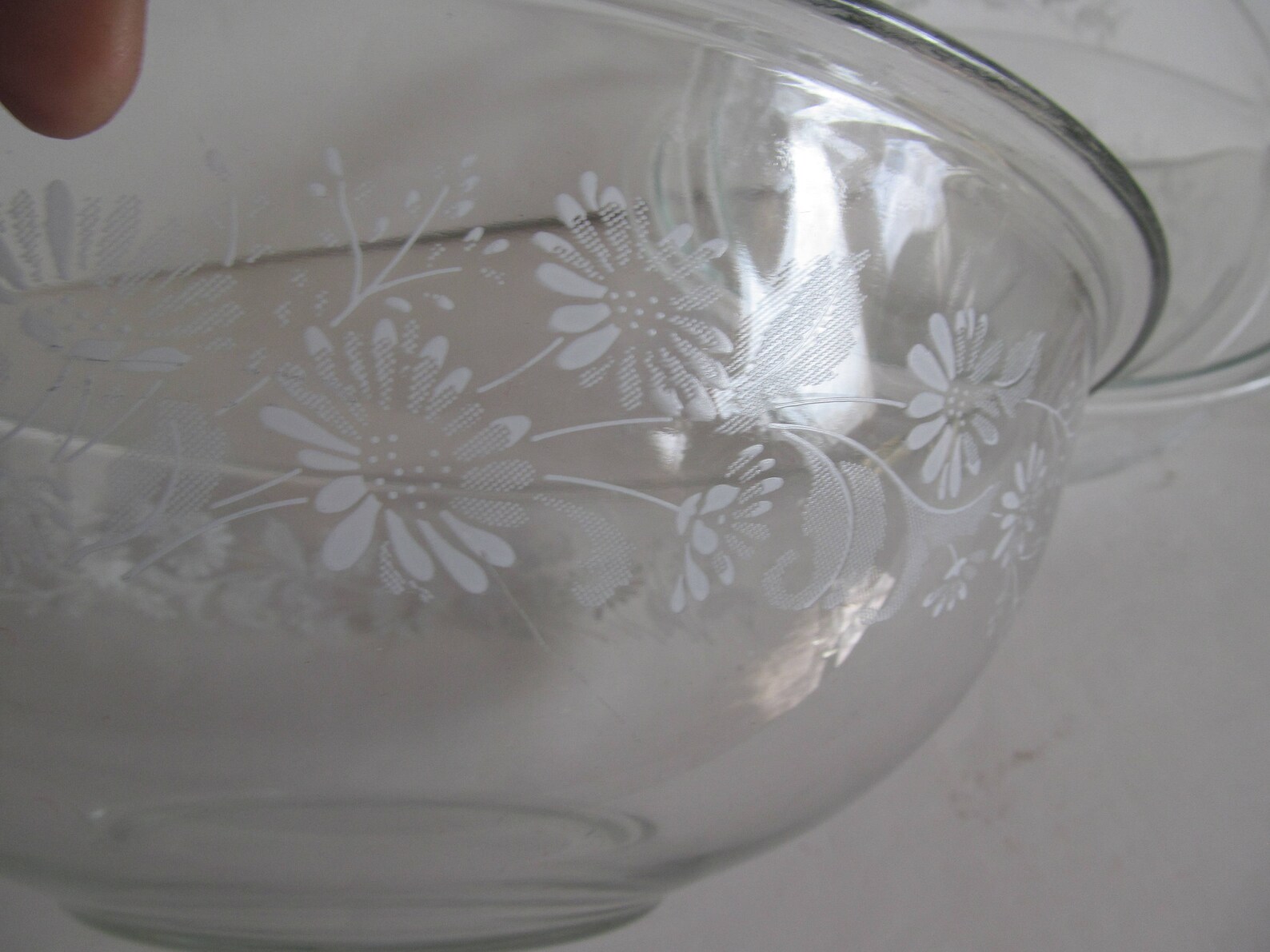 Set 4 Daisy Pyrex Colonial Mist Mixing Bowl Pyrex Nesting | Etsy