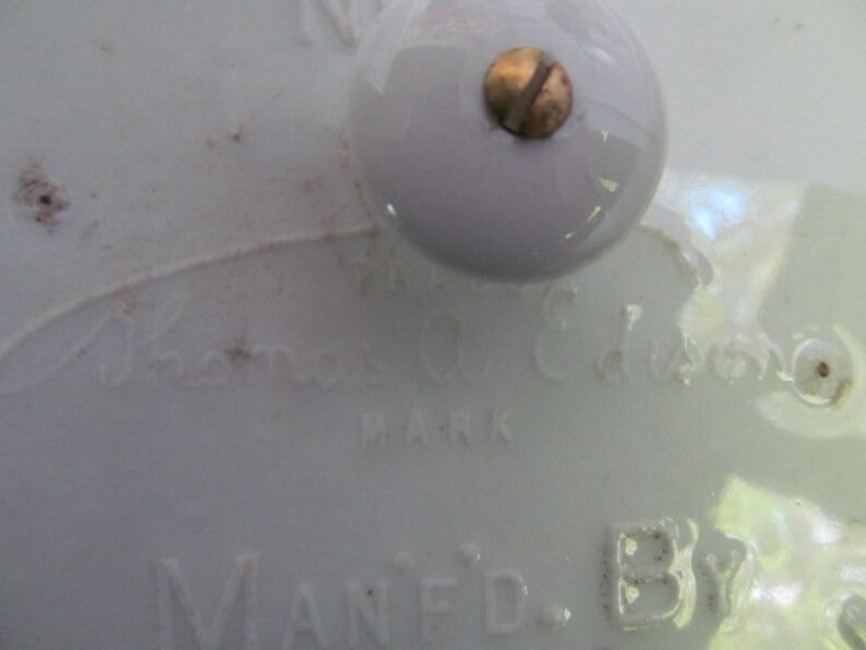 Thomas Edison Battery Glass B S C O Thomas A Edison Barrel Shaped Glass ...