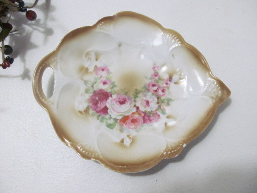 Germany Rose Candy Dish Tid Bit Tray Fancy Nut Dish or Candy Dish ...