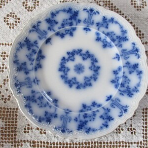 Rare Flow Blue the Holland Pattern Alfred Meakin Flow Blue China Plate ...