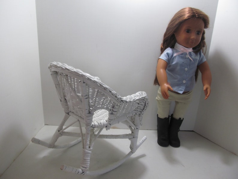 Choice Vintage White Wicker Doll Furniture Chair Wicker Chair - Etsy