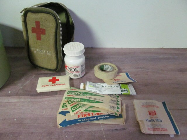 Army First Aid Kit With Belt Loop Carry All First Aid Kit - Etsy
