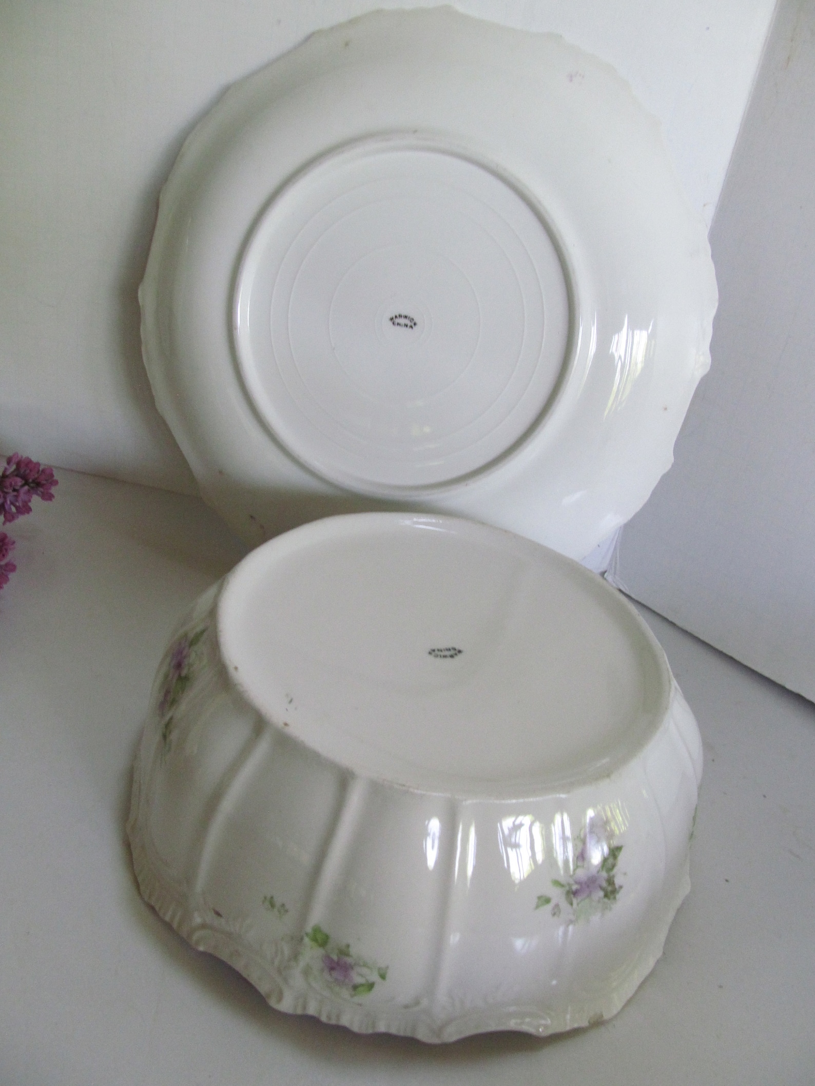 Wedding Serving Set Platter and Bowl Warwick China Porcelain | Etsy