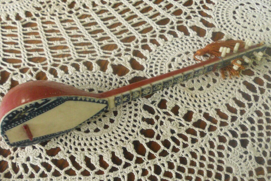 Vintage Toy Mandolin 30s 40s Toys Celluloid Toy Musical Instrument ...