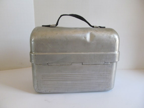 Dome Top Lunch Box Lunch box Metal Lunch Pail Aluminu… - Gem
