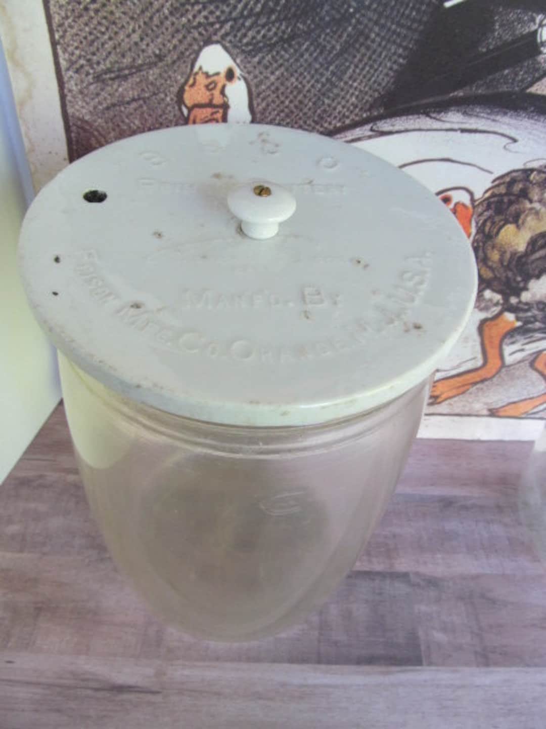 Thomas Edison Battery Glass B S C O Thomas A Edison Barrel Shaped Glass ...