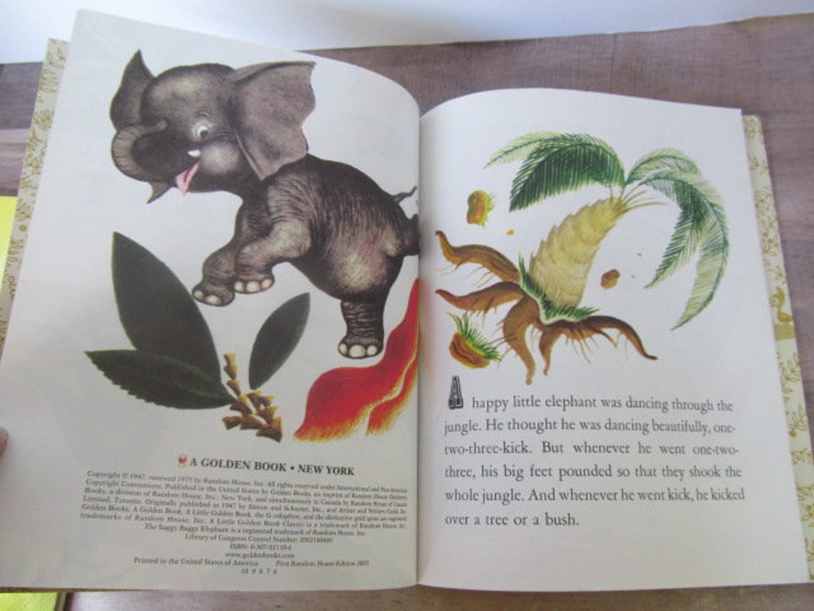 The Saggy Baggy Elephant Children's Books,little Golden Books,elephant ...