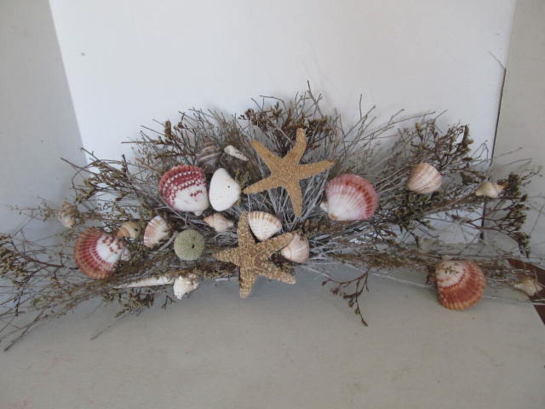Pool Side Beach Sea Shells Star Fish Cabin Decor Rusty Metal Sign ...