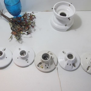 Antique Porcelain Light Fixtures - Architectural Salvage Lighting ...